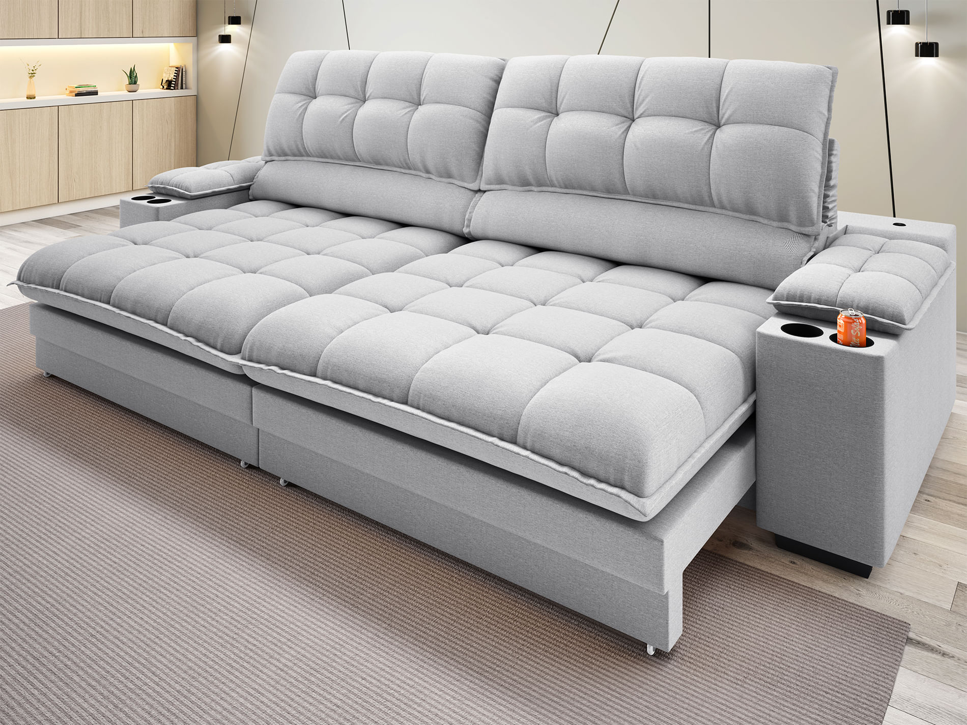 Soft gray sofa store
